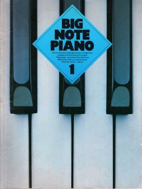 Big Note Piano 1: Easy to Read, Easy to Play, Big Note Piano ...