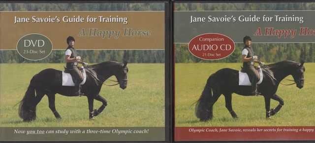 Jane Savoie's Guide for Training a Happy Horse- [12 CD Set] + [12 DVD Set]